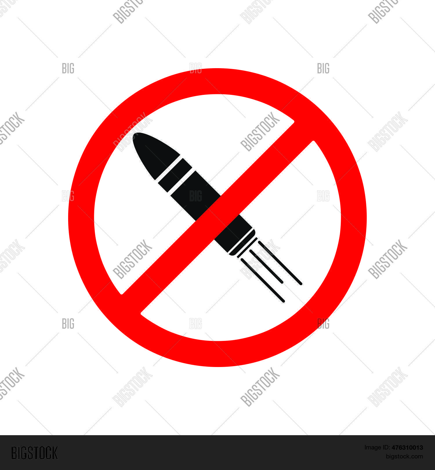No Bullet Vector. Not Vector & Photo (Free Trial) | Bigstock
