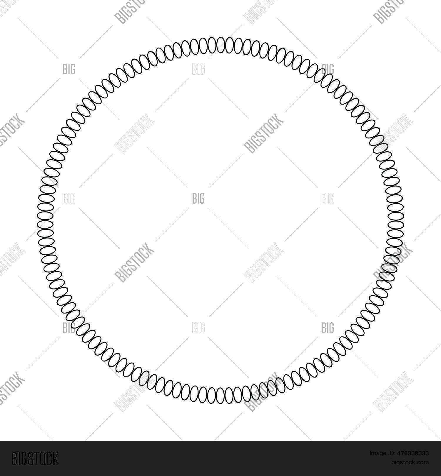 Circle Frame Round Vector & Photo (Free Trial) | Bigstock