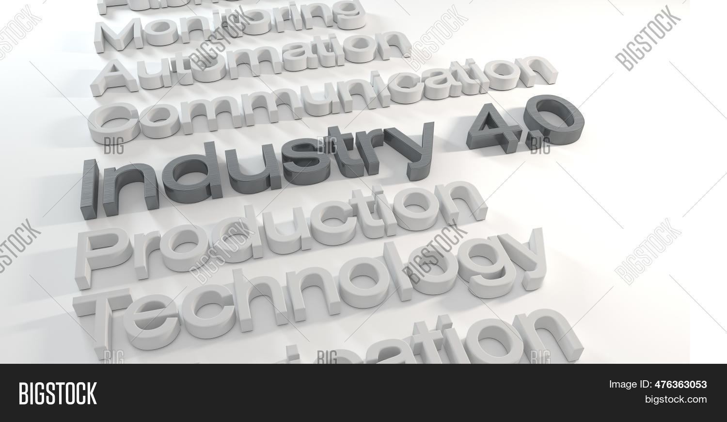 3d Render - Industry 4 Image & Photo (Free Trial) | Bigstock