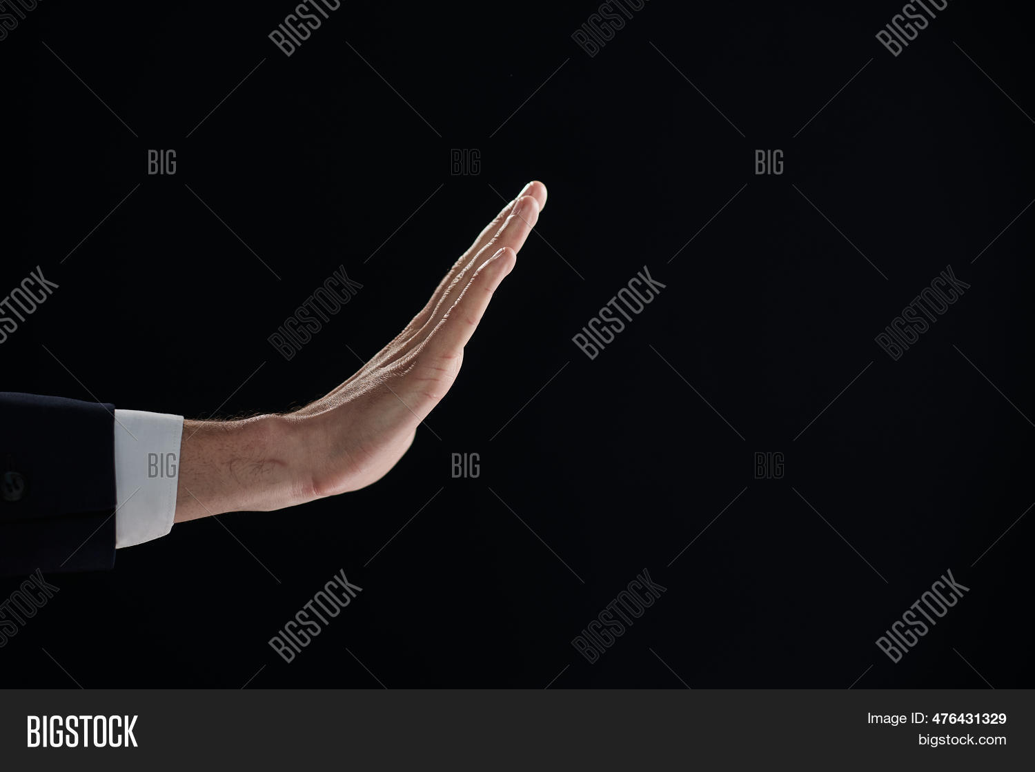 Man Making Stop Sign Image & Photo (Free Trial) | Bigstock