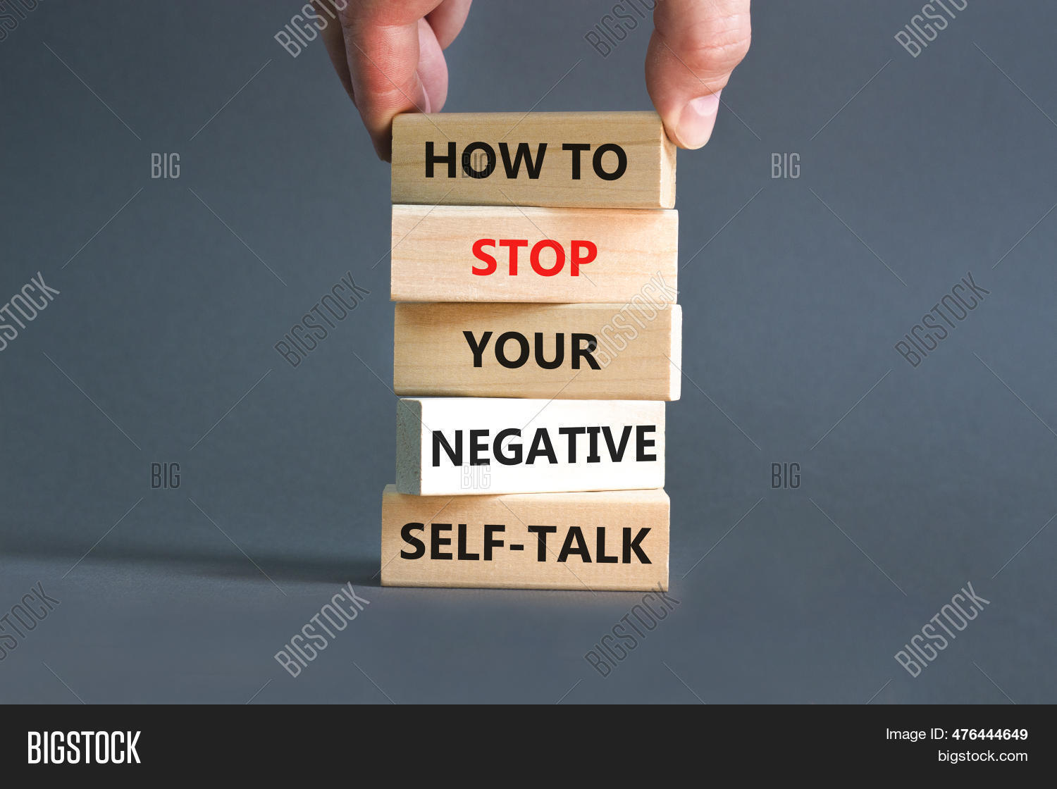 Stop Negative Self- Image & Photo (Free Trial) | Bigstock