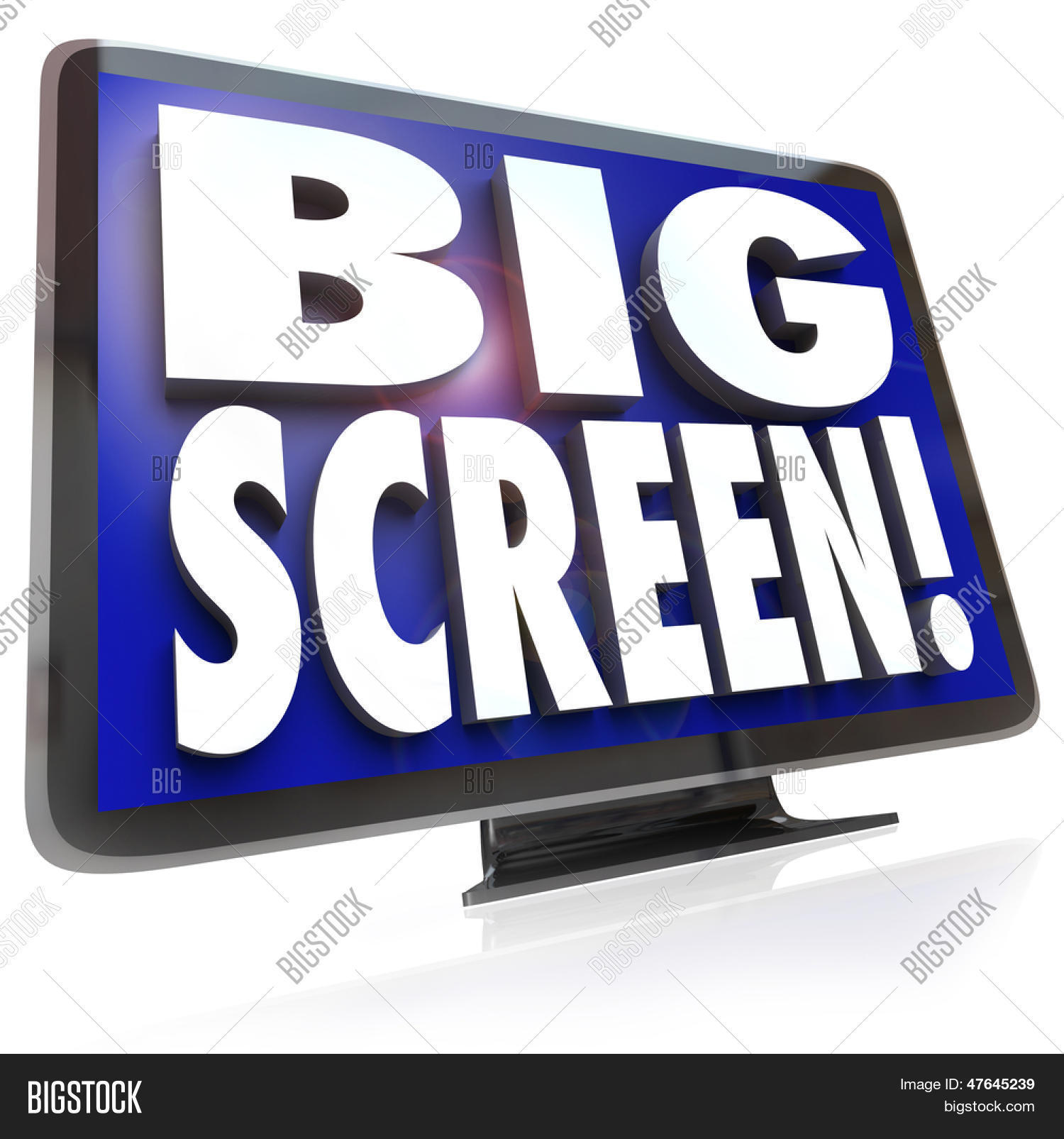 Large Screen HDTV Image & Photo (Free Trial) | Bigstock