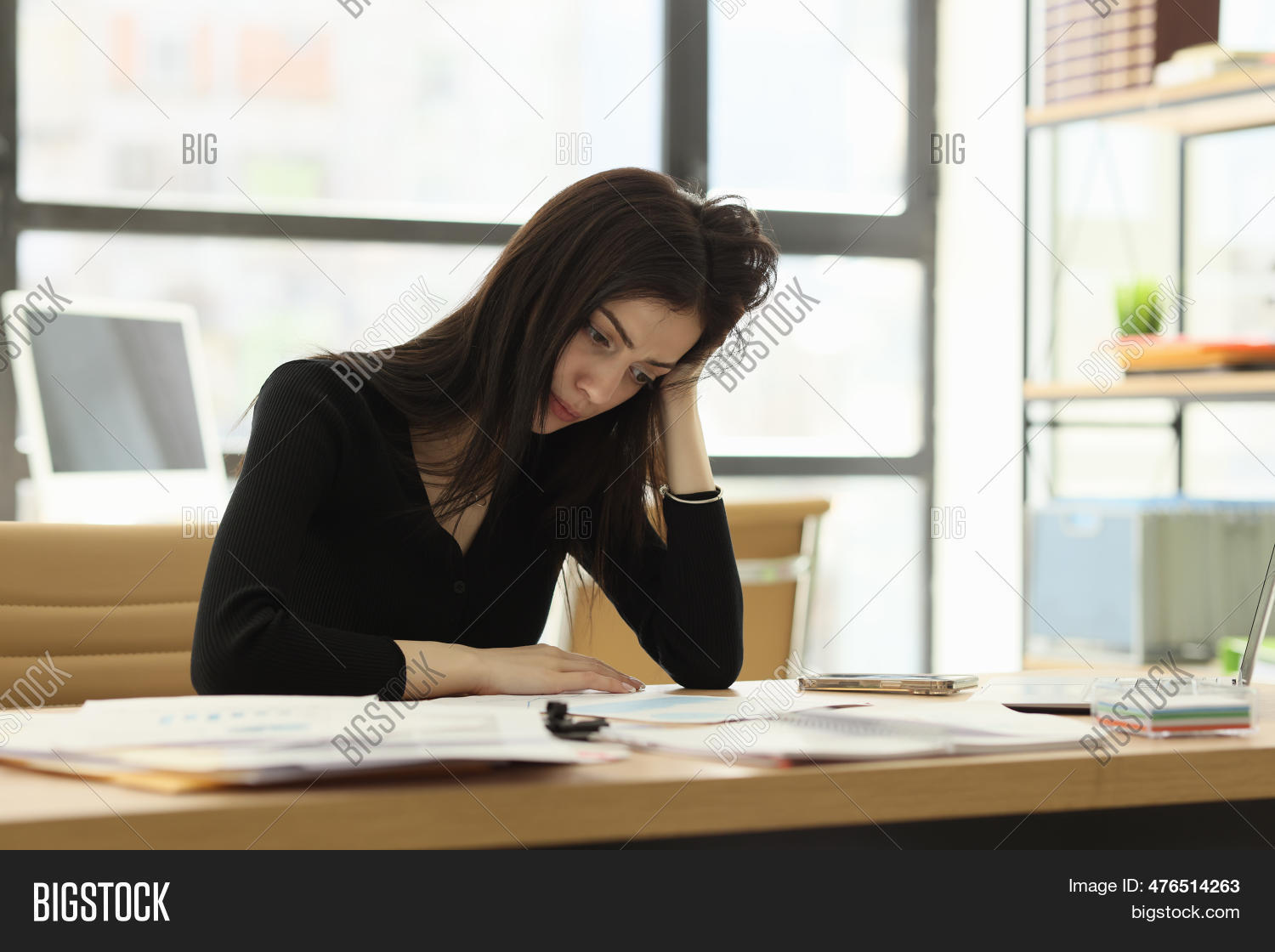 Upset Lady Office Image & Photo (Free Trial) | Bigstock