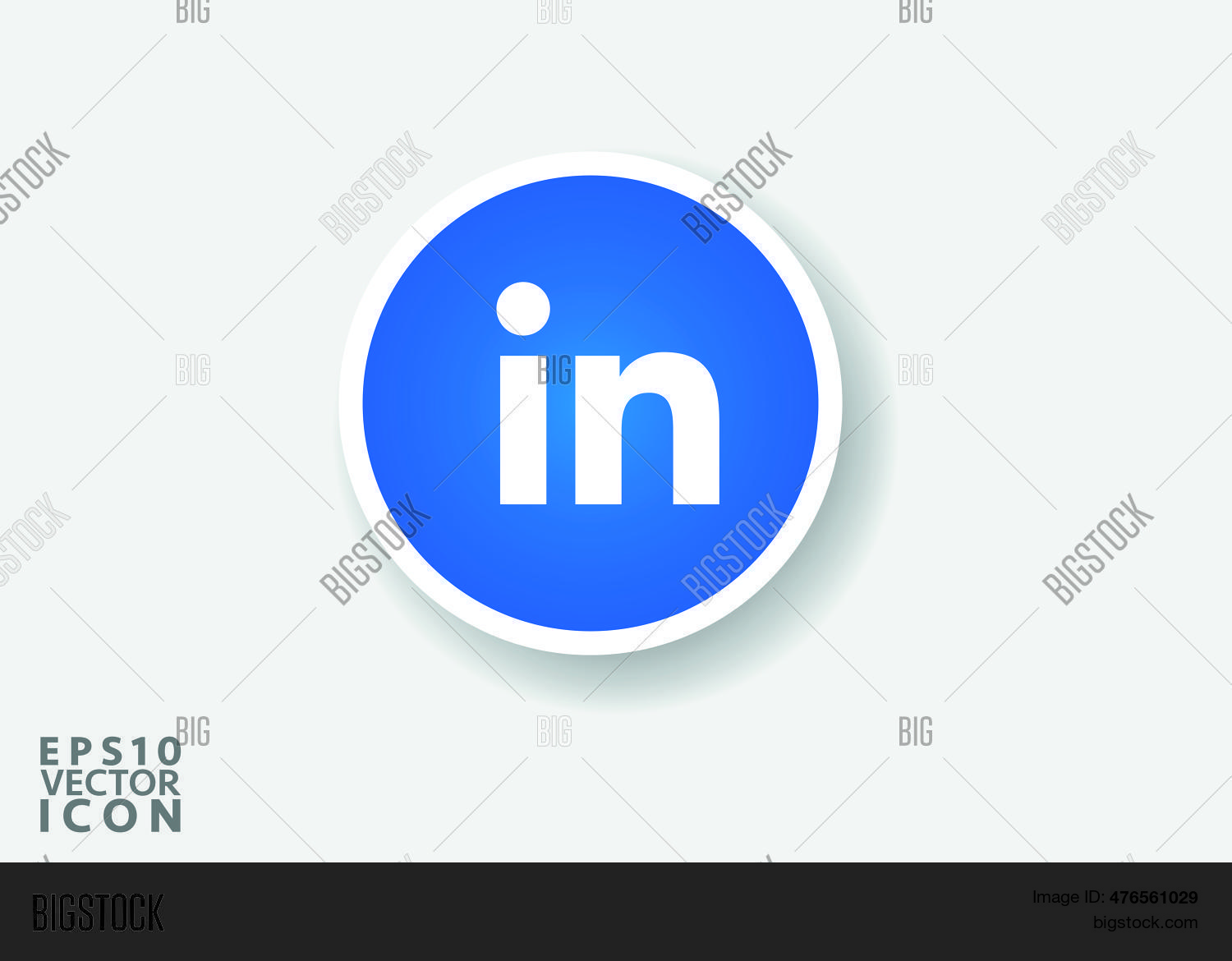 Linkedin Logo Vector Vector & Photo (Free Trial) | Bigstock