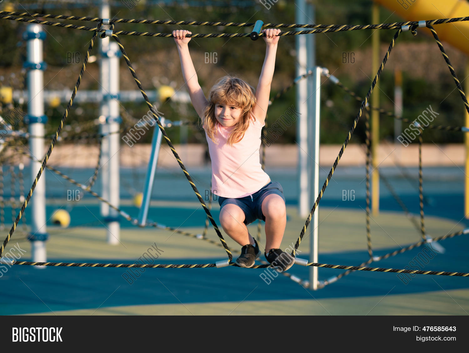 Kids Play Climb Image & Photo (Free Trial) | Bigstock