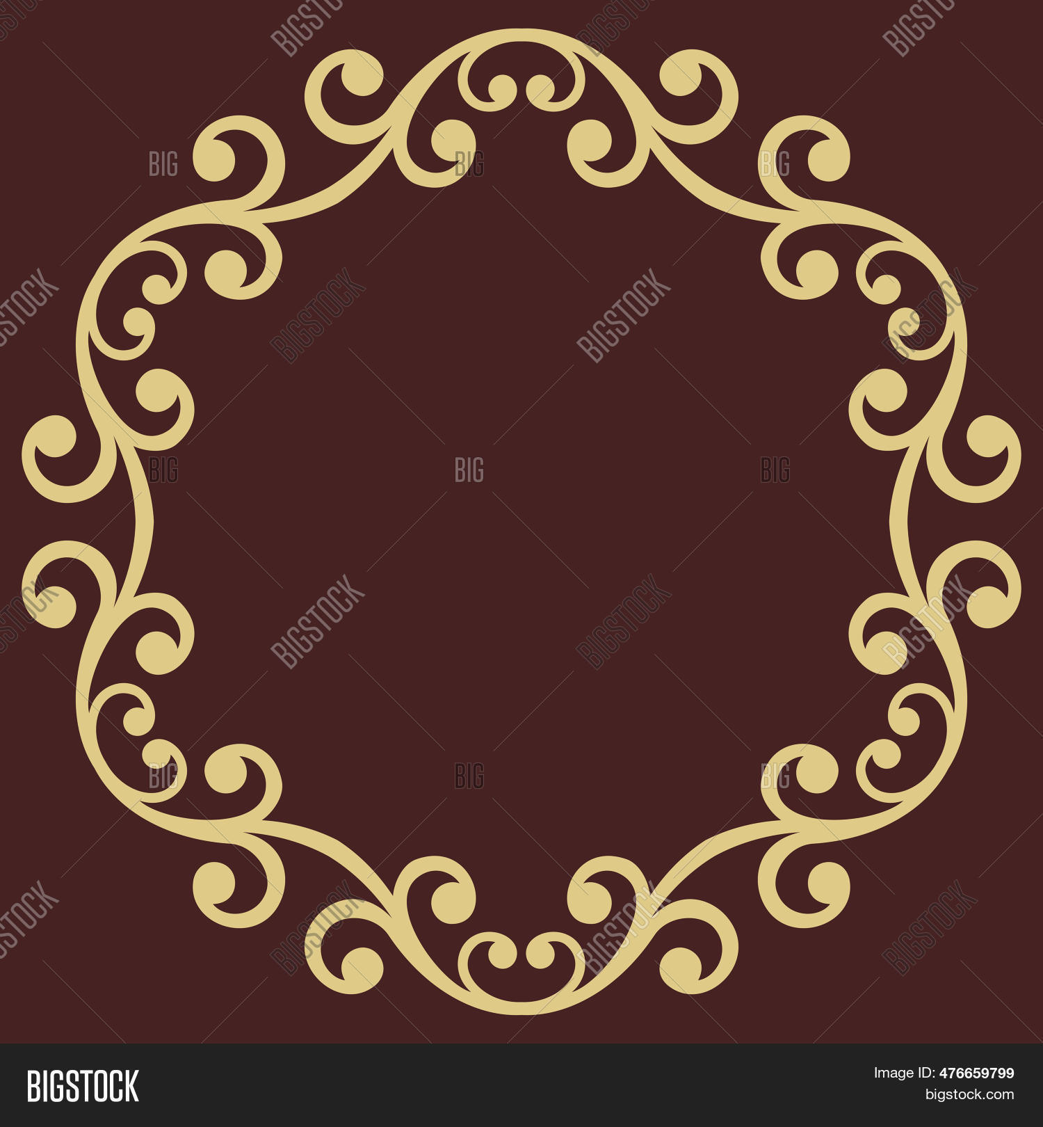 Oriental Round Frame Image & Photo (Free Trial) | Bigstock