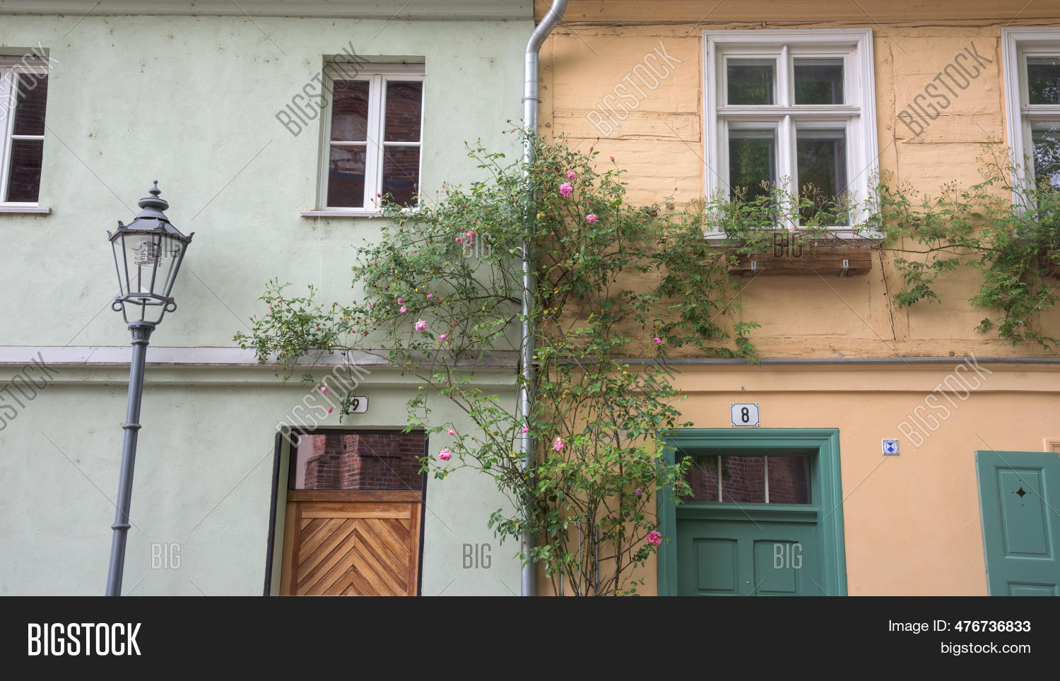 Two Old Houses Houses Image & Photo (Free Trial) | Bigstock