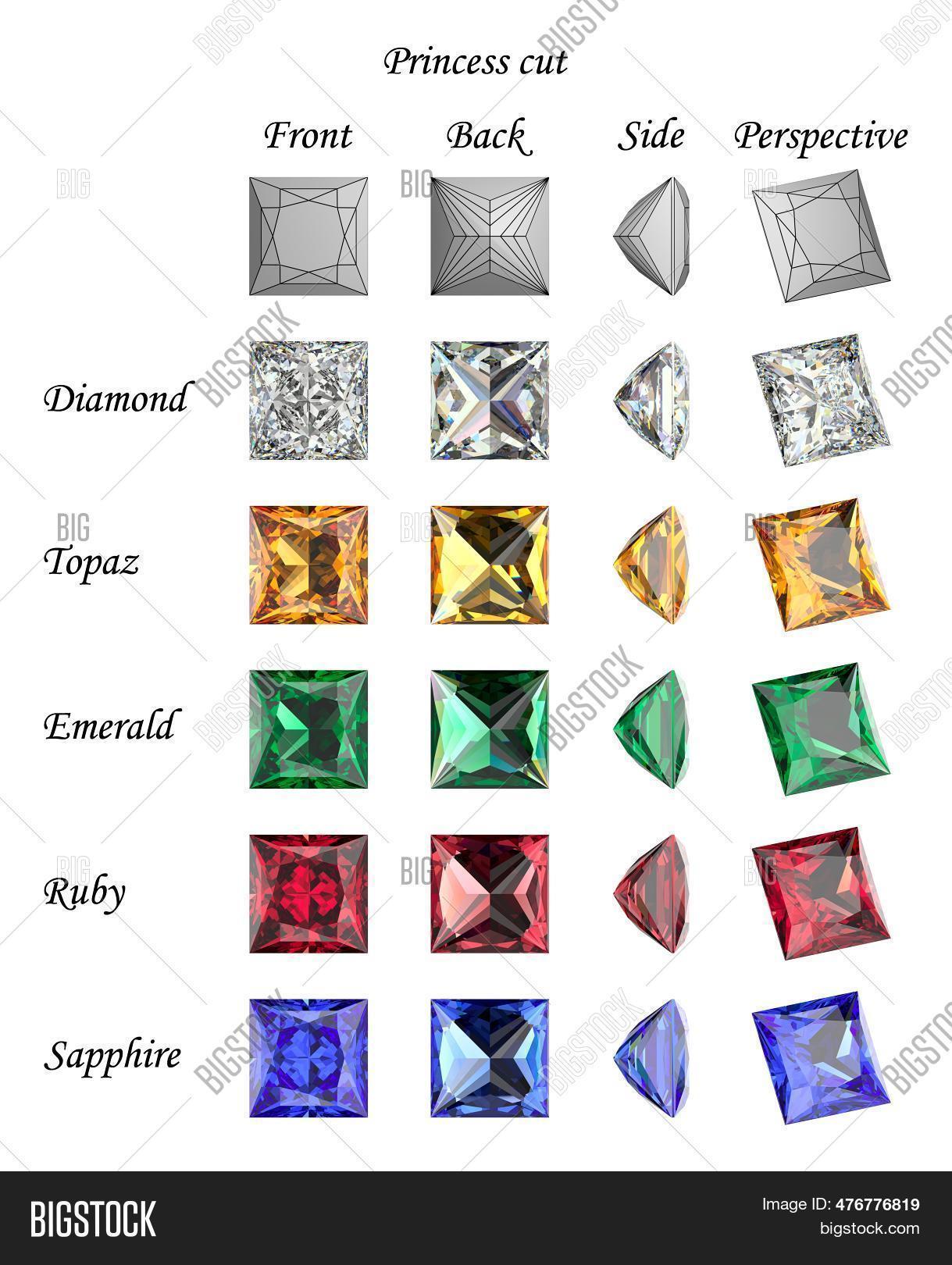 Set Gemstones Princess Image & Photo (Free Trial) | Bigstock