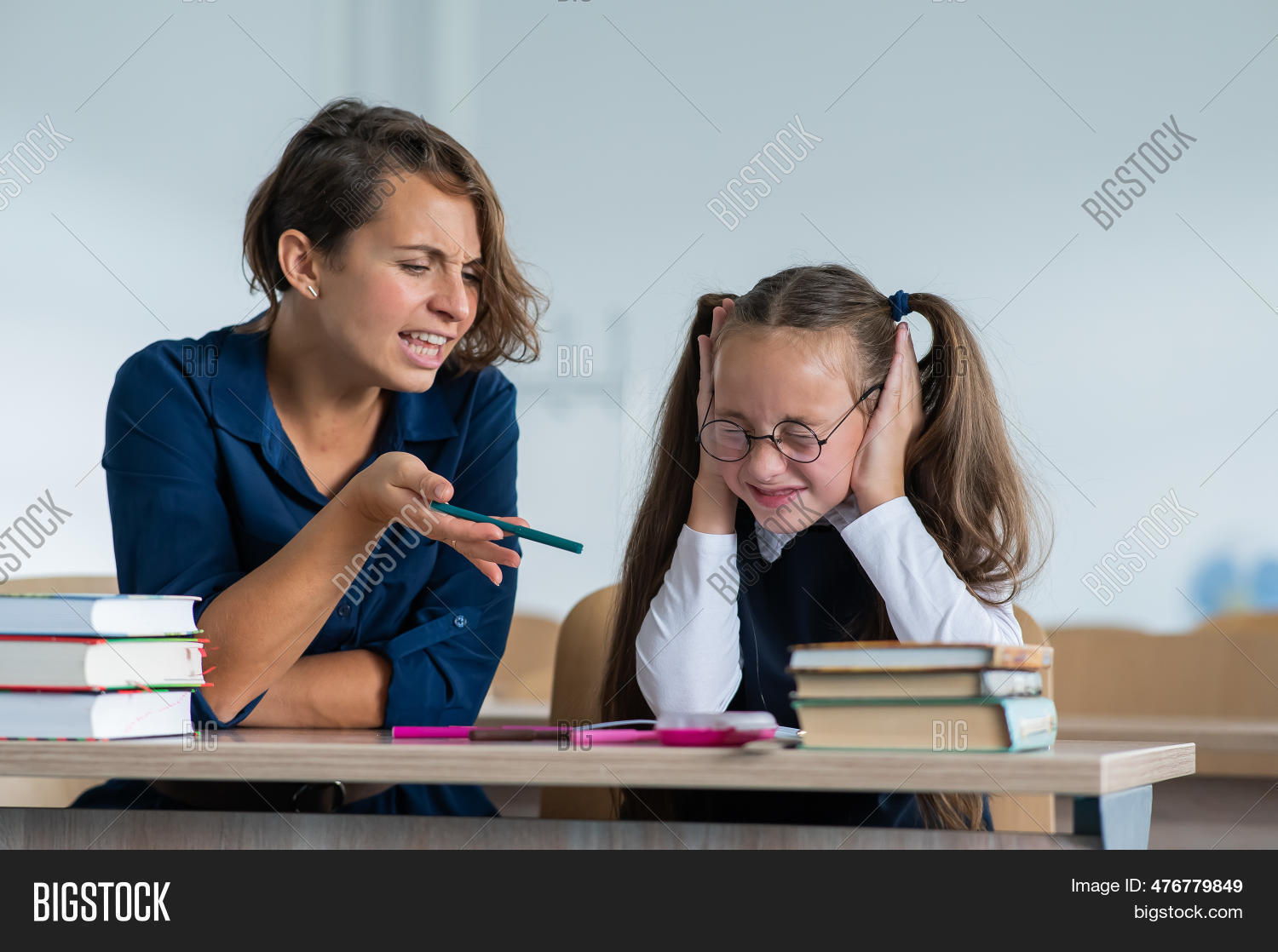 Female Teacher Yells Image & Photo (Free Trial) | Bigstock