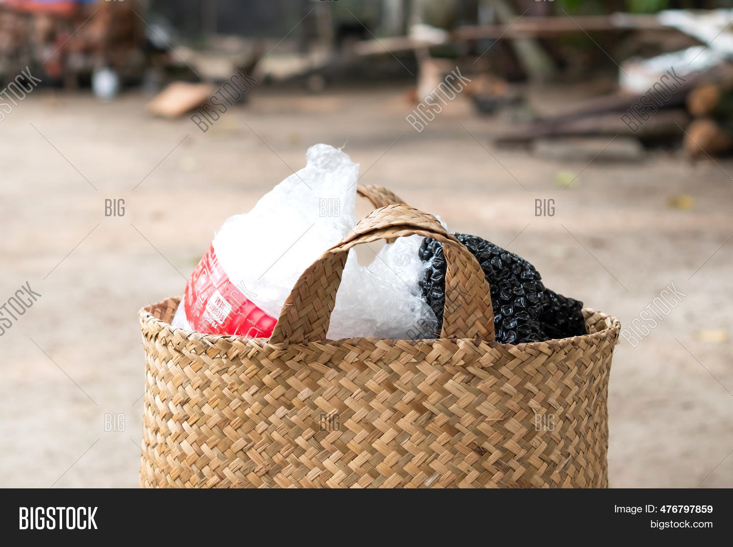 Woven Bag Piles Image & Photo (Free Trial) | Bigstock