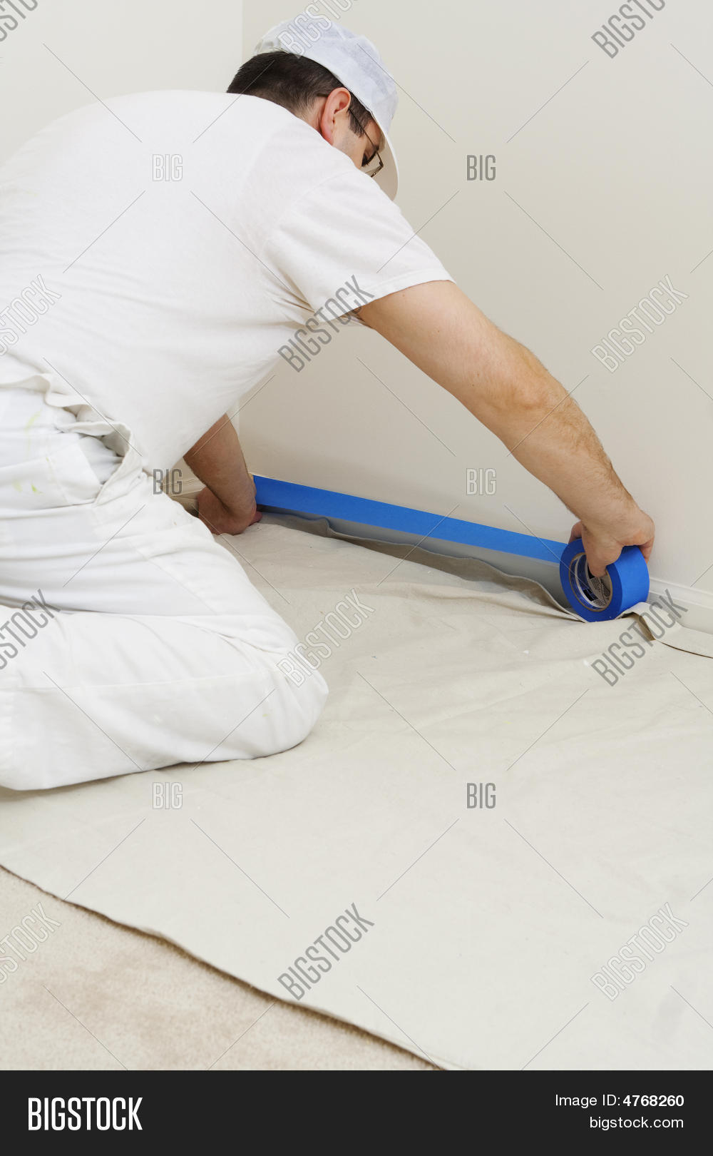 Painter Taping Image & Photo (Free Trial) | Bigstock