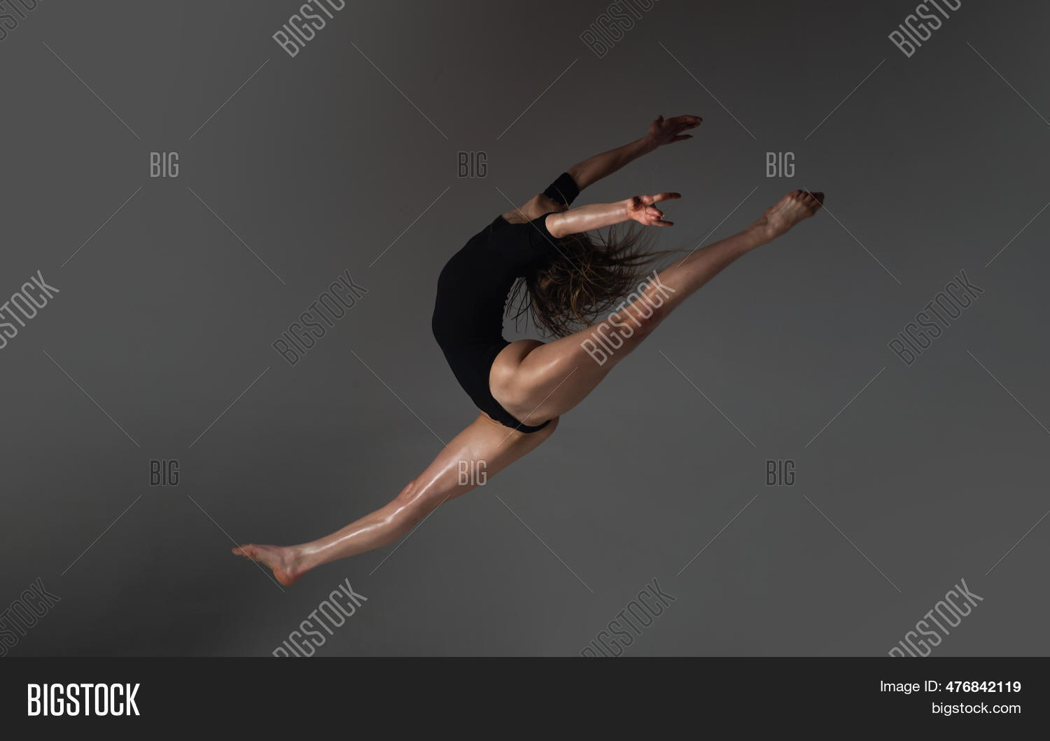 Leg-split Jump. Image & Photo (Free Trial) | Bigstock