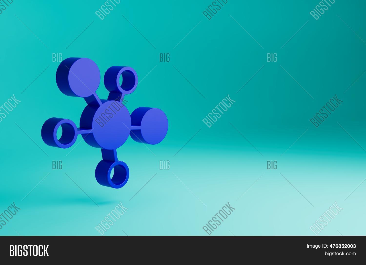 Blue Mind Map Image & Photo (Free Trial) | Bigstock