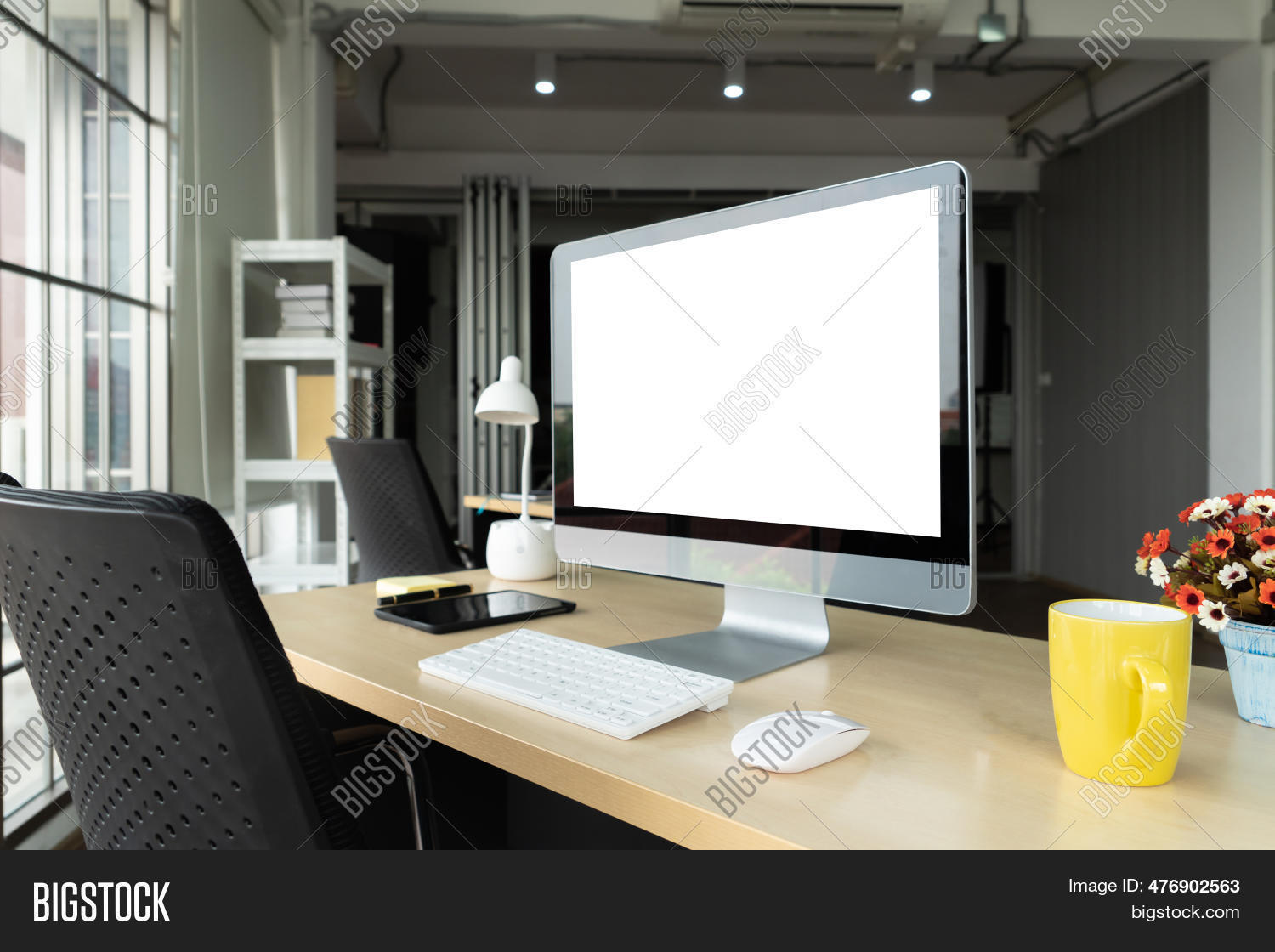 Empty Computer Monitor Image & Photo (Free Trial) | Bigstock