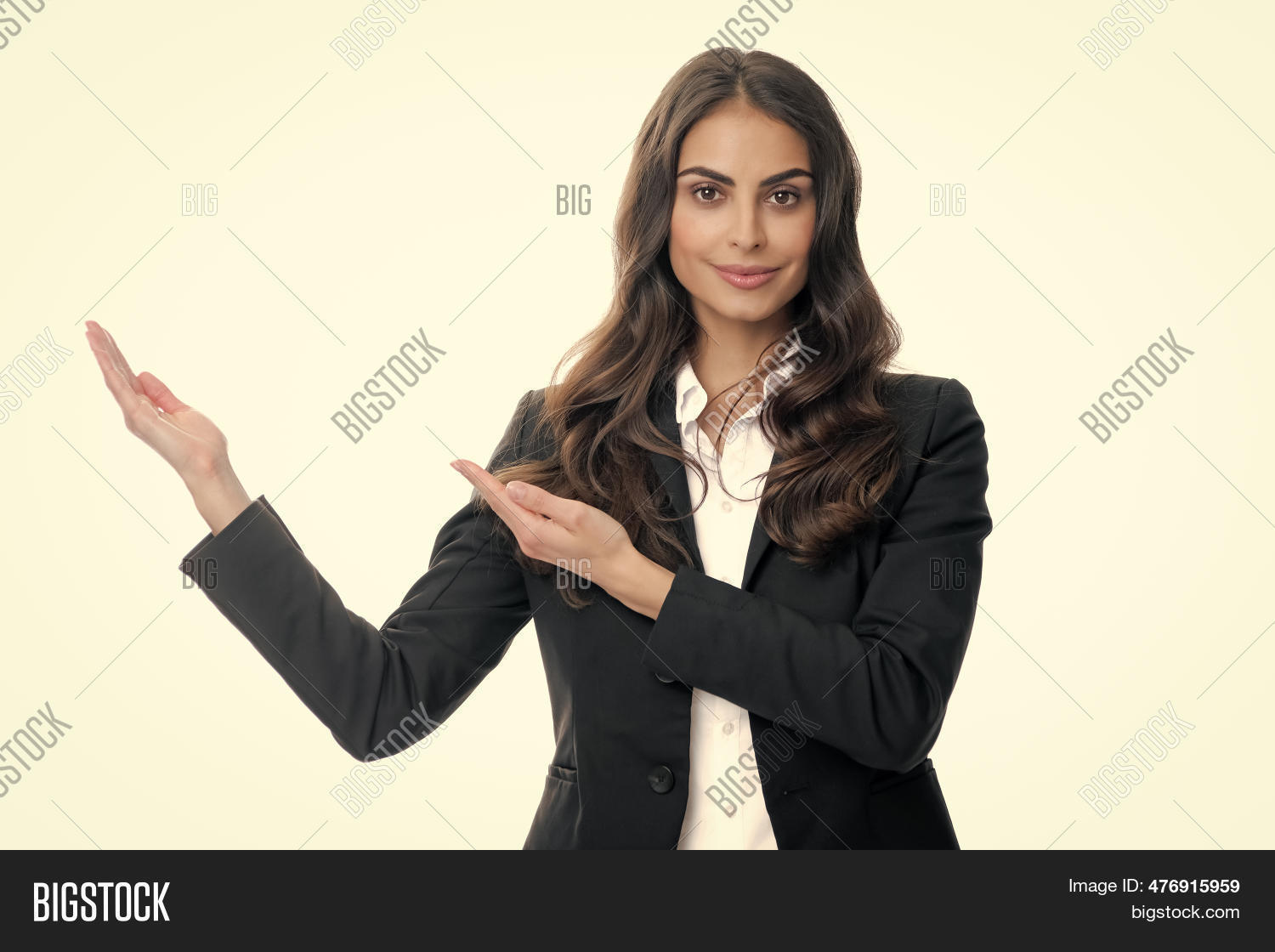 Woman Point Copy Space Image & Photo (Free Trial) | Bigstock