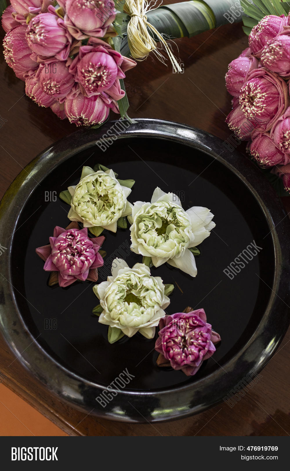 White Red Lotus Image & Photo (Free Trial) | Bigstock