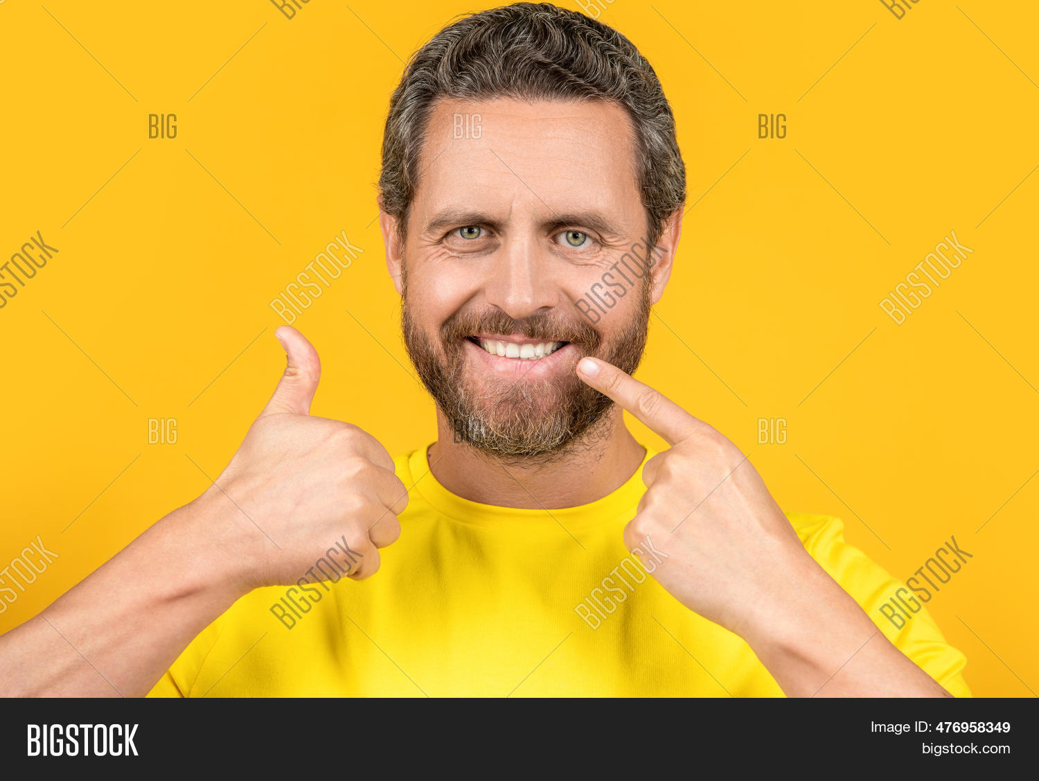 Smiling Man Pointing Image & Photo (Free Trial) | Bigstock