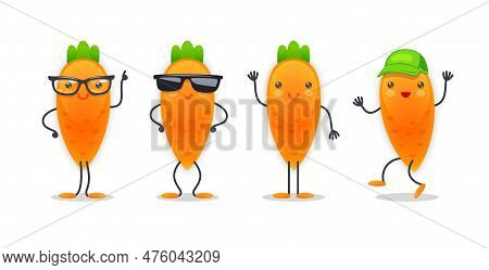 Carrot Character Vector & Photo (Free Trial) | Bigstock