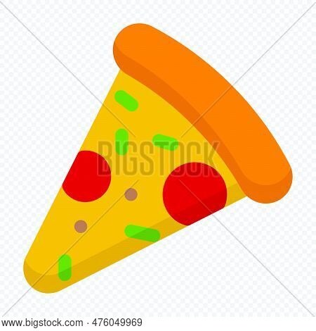 Pizza Slice Icon. Vector & Photo (Free Trial) | Bigstock