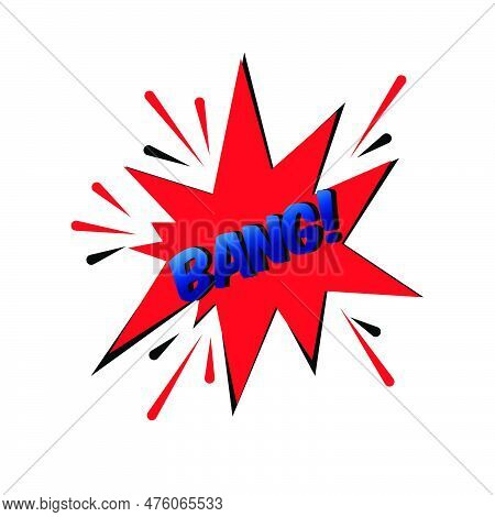 Comic " Bang" Text Vector & Photo (Free Trial) | Bigstock