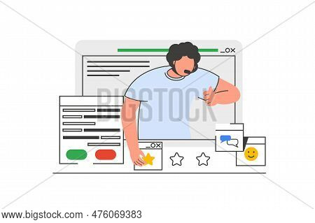 Virtual Assistant Vector & Photo (Free Trial) | Bigstock