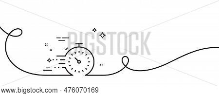Timer Line Icon. Vector & Photo (Free Trial) | Bigstock