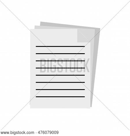 Sheets Paper Icon, Vector & Photo (Free Trial) | Bigstock