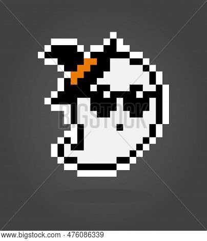 8 Bit Pixel Ghost Vector & Photo (Free Trial) | Bigstock