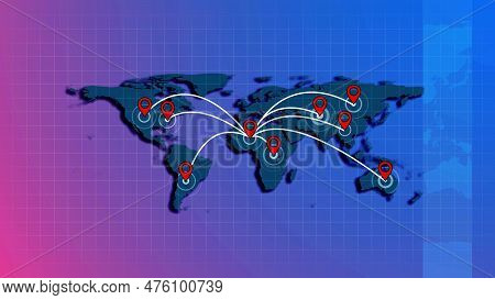 World Map Location Image & Photo (Free Trial) | Bigstock