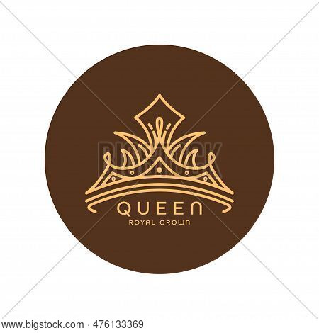 Queen Crown Logo Vector & Photo (Free Trial) | Bigstock