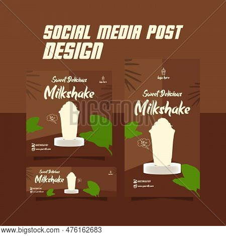 Milkshake Menu Vector & Photo (Free Trial) | Bigstock