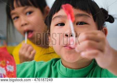 Two Happy Cute Little Image & Photo (Free Trial) | Bigstock