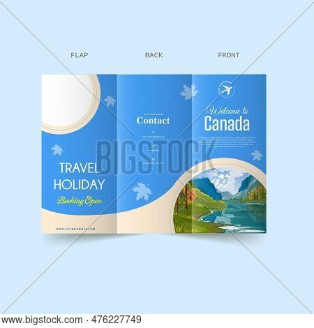 Corporate Tri Fold Vector & Photo (Free Trial) | Bigstock