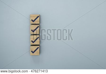 Blue Correct Sign Tick Image & Photo (Free Trial) | Bigstock