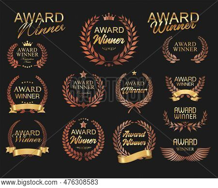 Award Winner Emblem Vector & Photo (Free Trial) | Bigstock