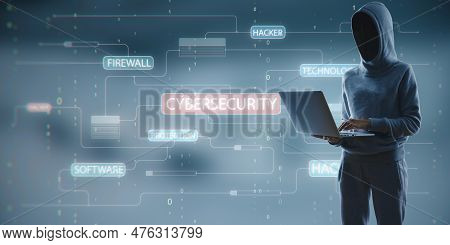Hacker Standing Using Image & Photo (Free Trial) | Bigstock