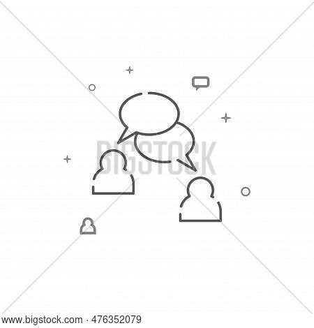 Two People Talking Vector & Photo (Free Trial) | Bigstock