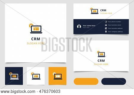 Crm Logo Design Vector & Photo (Free Trial) | Bigstock