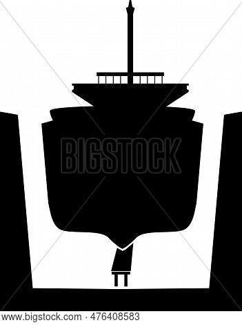 Ship Dry Dock Icon. Image & Photo (Free Trial) | Bigstock