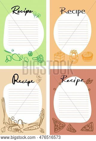 Recipe Card Template Vector & Photo (Free Trial) | Bigstock
