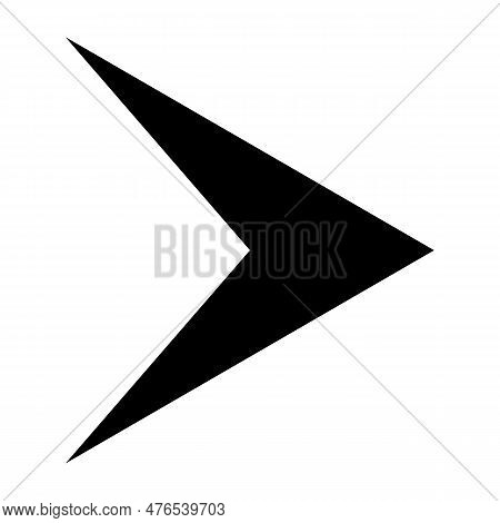 Arrow Mark Icon. Vector & Photo (Free Trial) | Bigstock