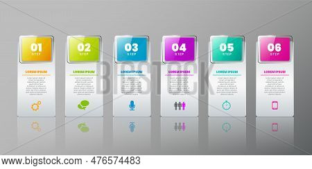 Infograph Steps. Vector & Photo (Free Trial) | Bigstock