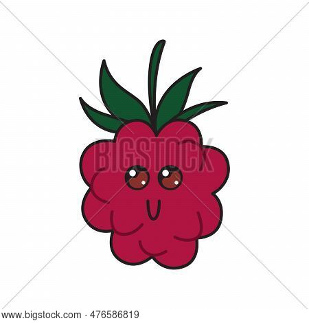 Cute Raspberry Vector & Photo (Free Trial) | Bigstock