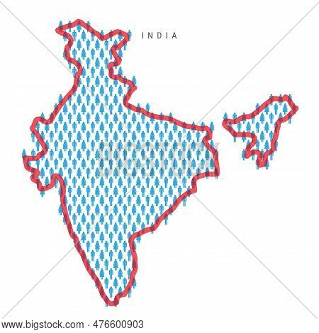 India Population Map Vector & Photo (Free Trial) | Bigstock