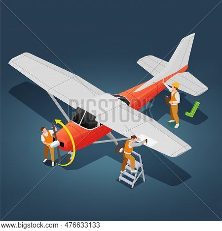 Aircraft Service Vector & Photo (Free Trial) | Bigstock