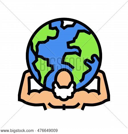 Atlas Greek God Vector & Photo (Free Trial) | Bigstock