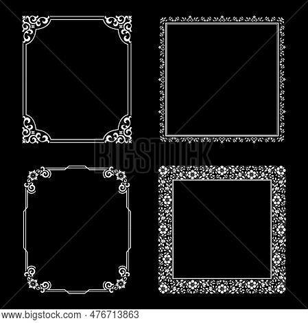 Elegant Black And White Borders And Frames