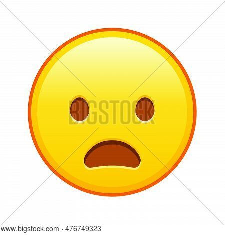 Frowning Face Open Vector & Photo (Free Trial) | Bigstock
