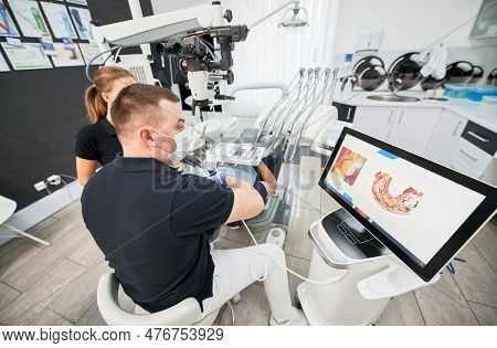 Dentist Scanning Image & Photo (Free Trial) | Bigstock