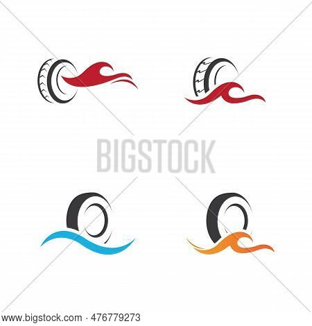 Tire Logo Symbol Vector & Photo (Free Trial) | Bigstock